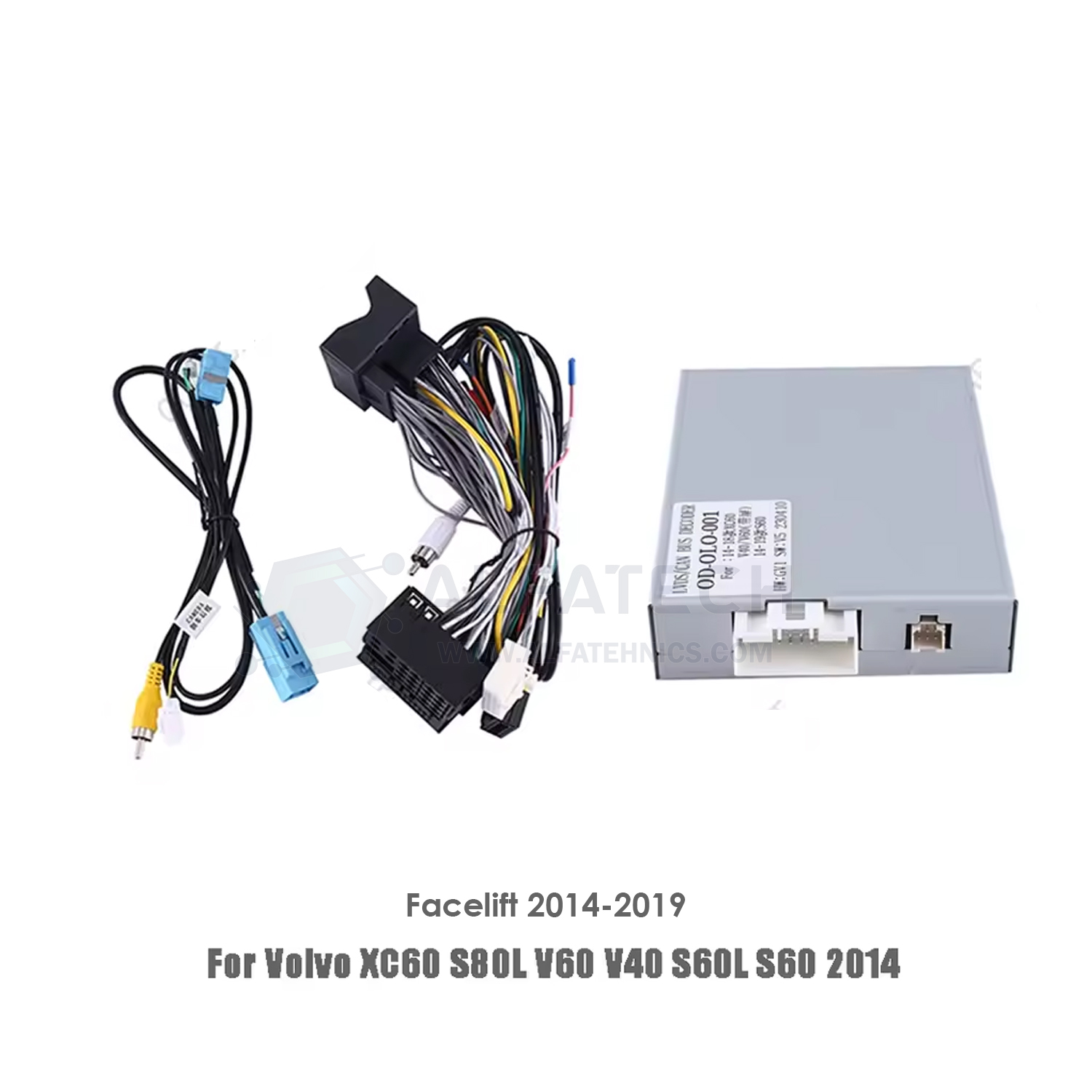 Volvo XC 60 Facelift 14-19 LVDS CANBUS Декодер - ALFATECHNICS