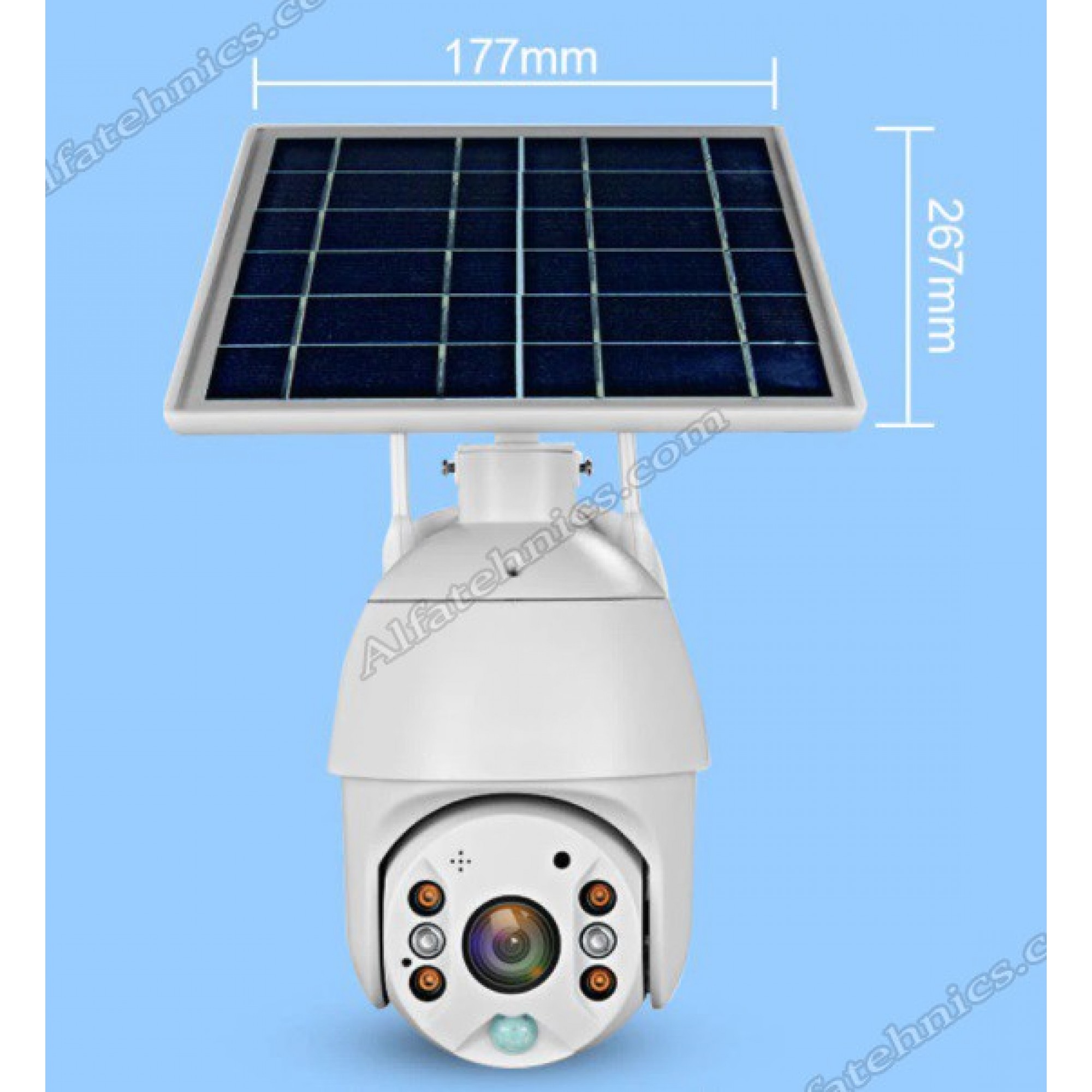 Соларна PTZ камера Карта с памет с отстъпка Без памет