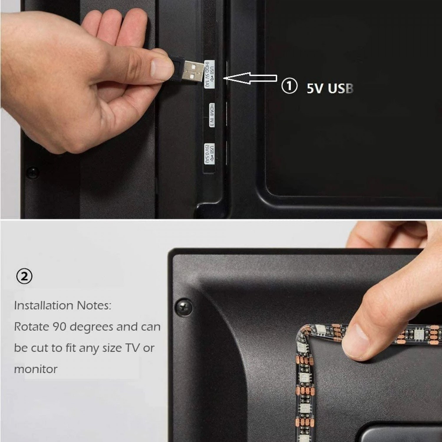 RGB LED лента за ТВ с дистанционно - ALFATECHNICS