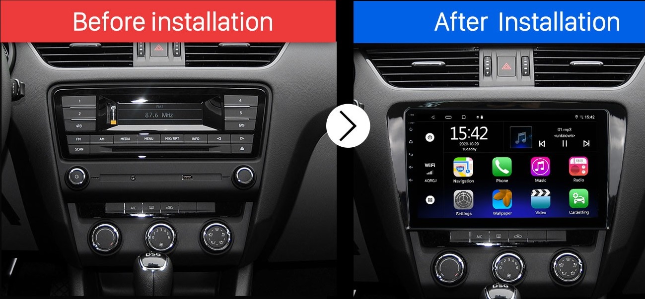 Мултимедия Skoda Octavia 2013-2020 /3Gen - 9" - ALFATECHNICS